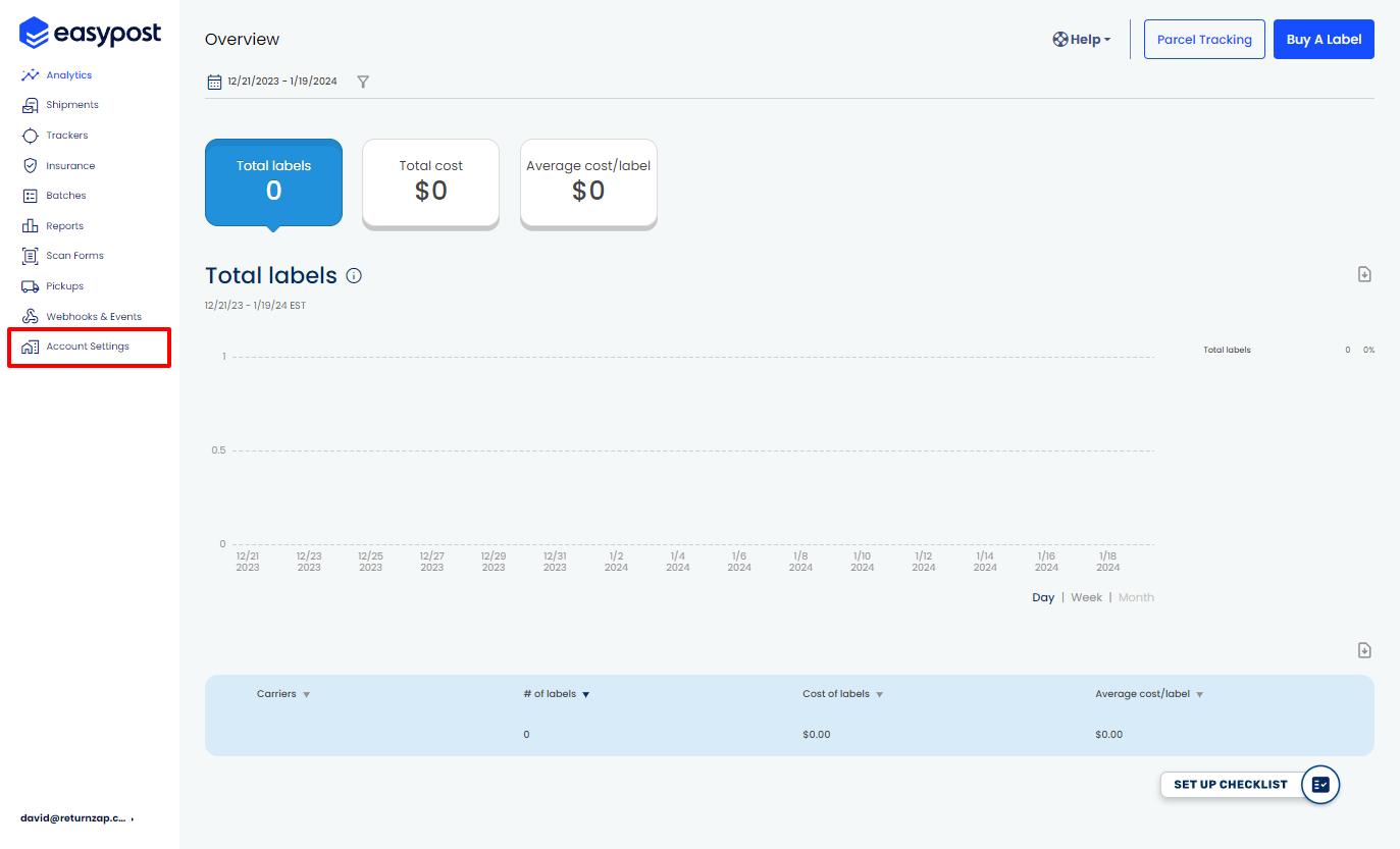 🚚 Easypost Setup Guide - ReturnZap Help and Support